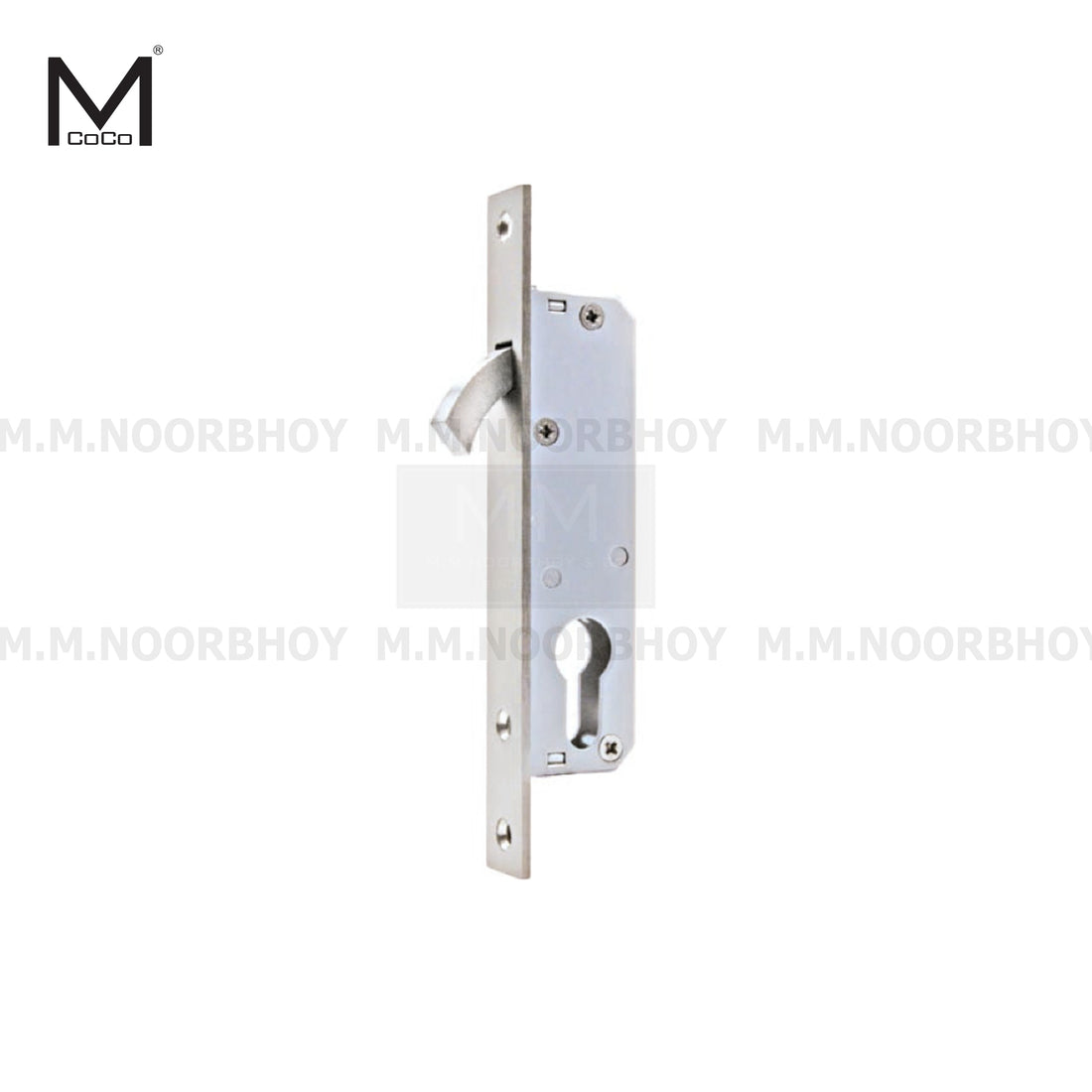 MCOCO Narrow Stile Hook Lock - 30mm Backset, SSS Finish, full width 47 ...