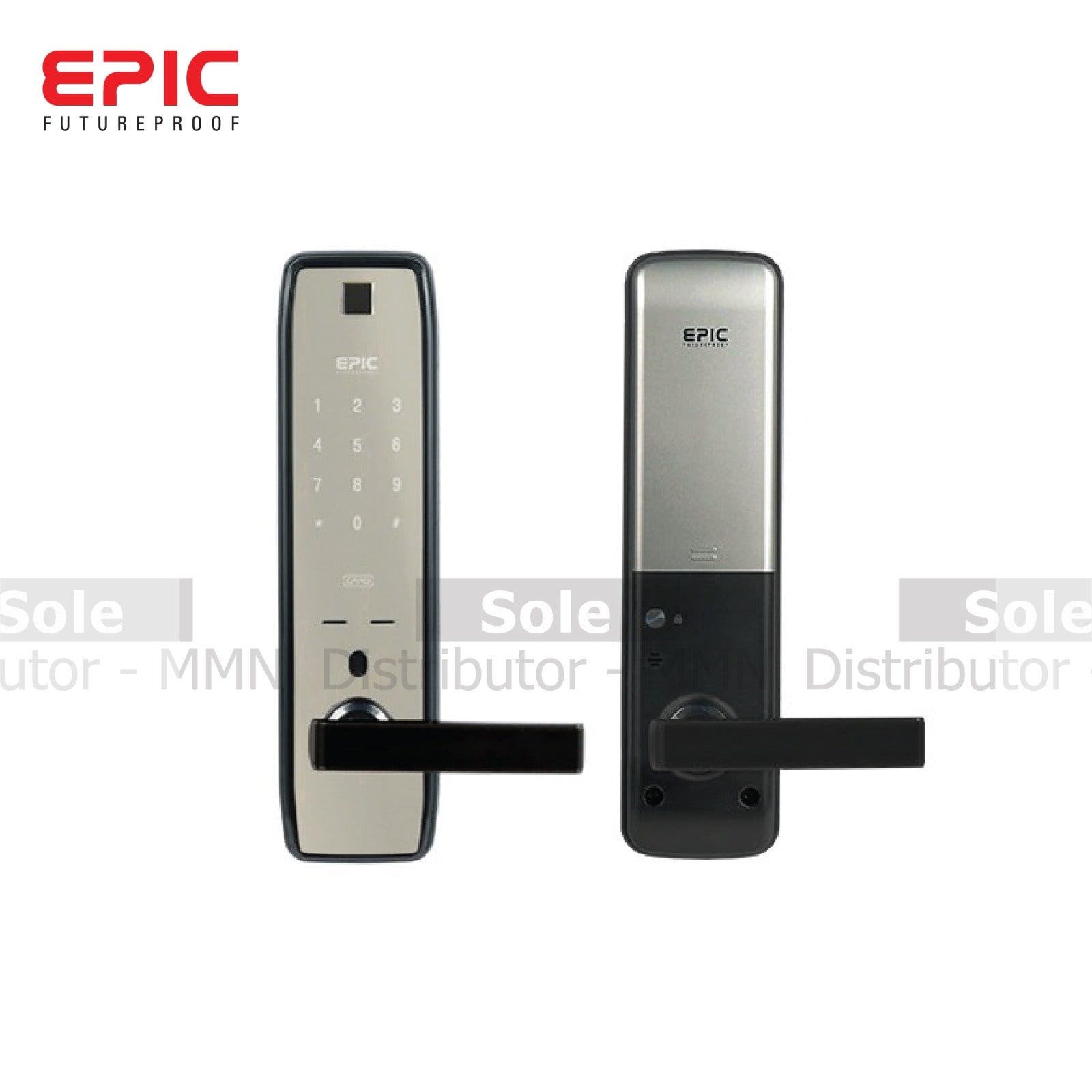 Epic RFID Fingerprint, Pin Code and Mechanical Override Key- ES-F9000K ...