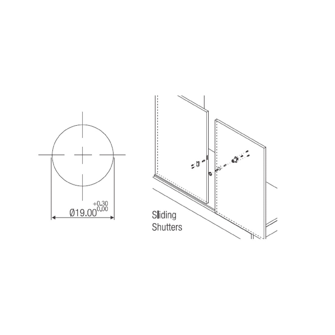 Ebco Nickel Plated Push Lock 22mm - E-MPT1-22 – M. M. Noorbhoy & Co ...