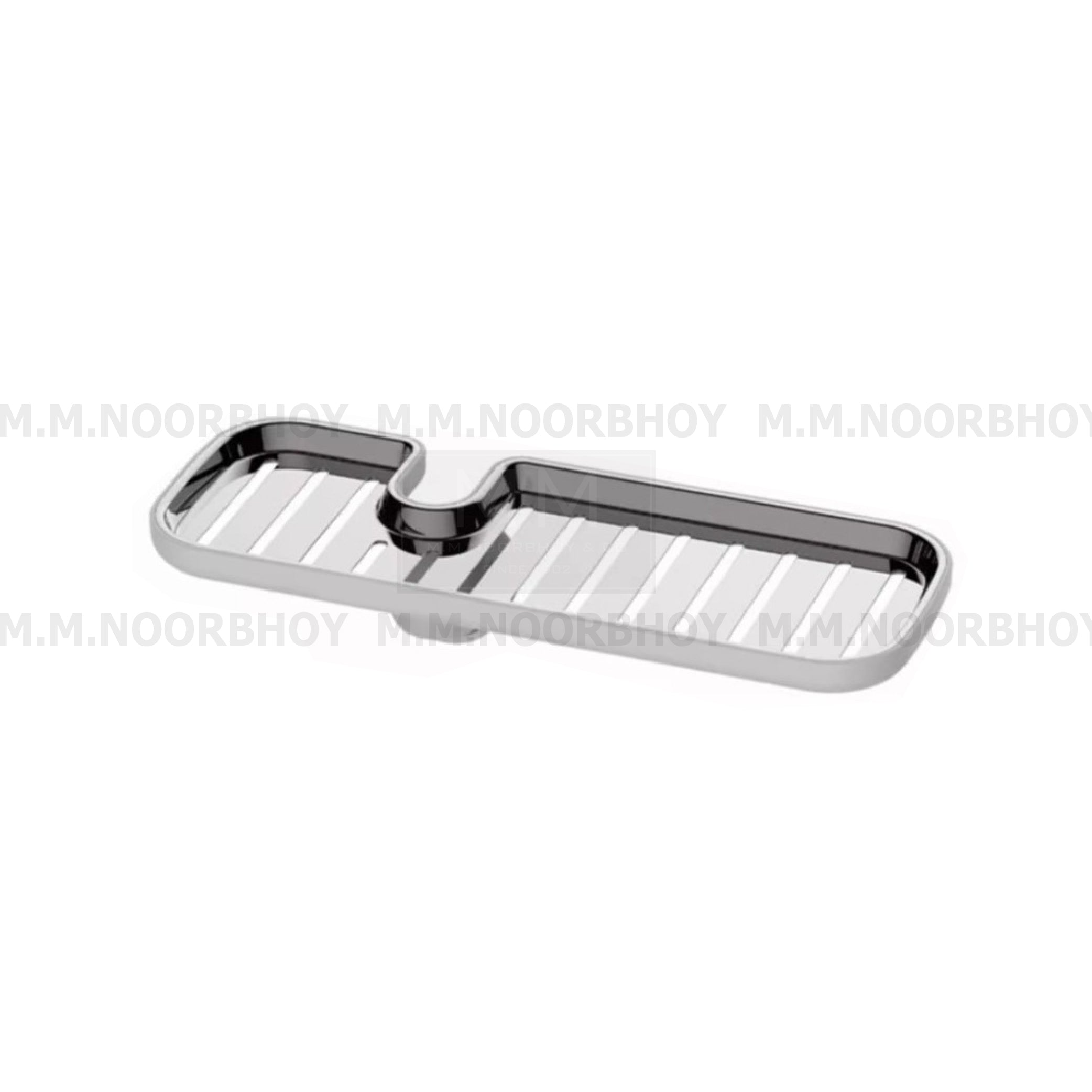 Mcoco Kitchen Faucet Sponge Soap Holder Long Drain Rack Grey Color Fin ...