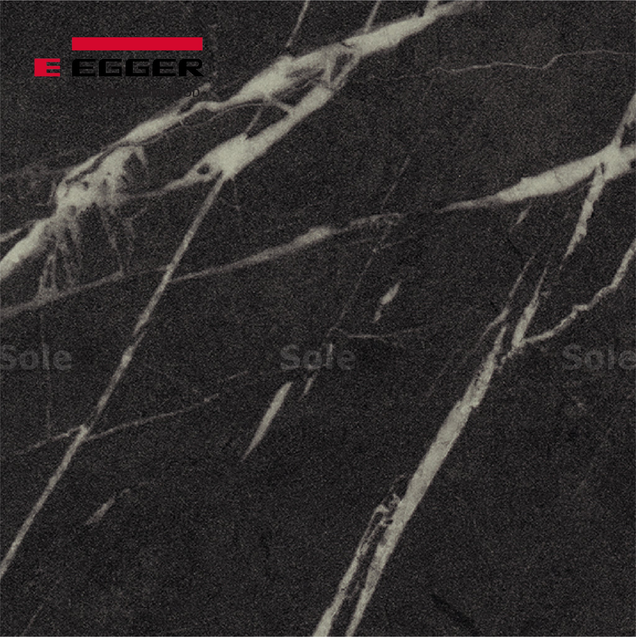 Egger Black Pietra Grigia, Matt Finish-Both sides Melamine Faced Chip ...