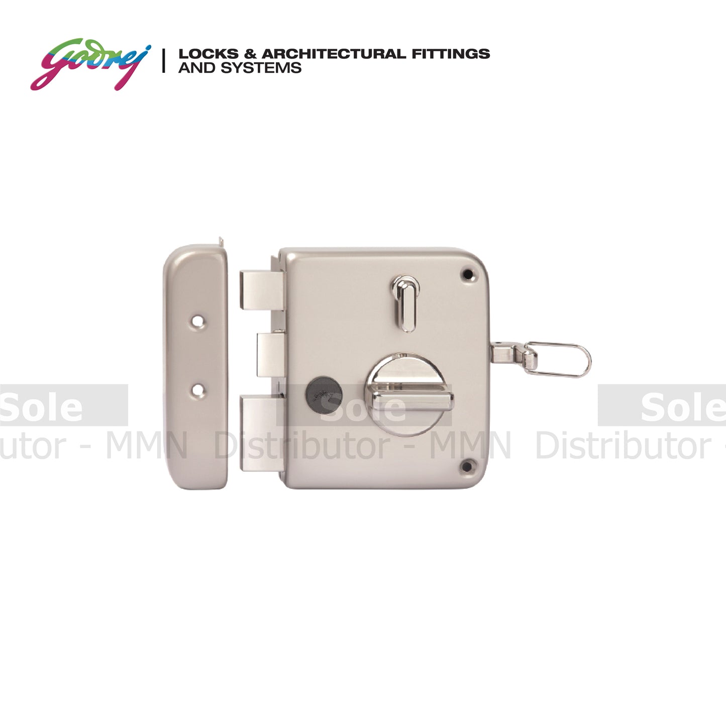 Godrej Tribolt Ultra XL Plus Satin Steel Rim Locks - GOD – M. M. Noorbhoy & Co (Pvt) Ltd