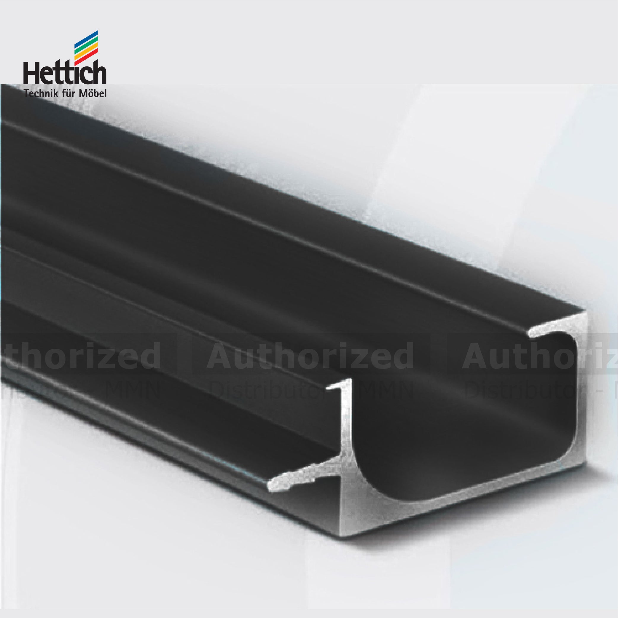Hettich Eslinga Profile Handle G Type, Length 3000mm, Aluminium, Stain ...