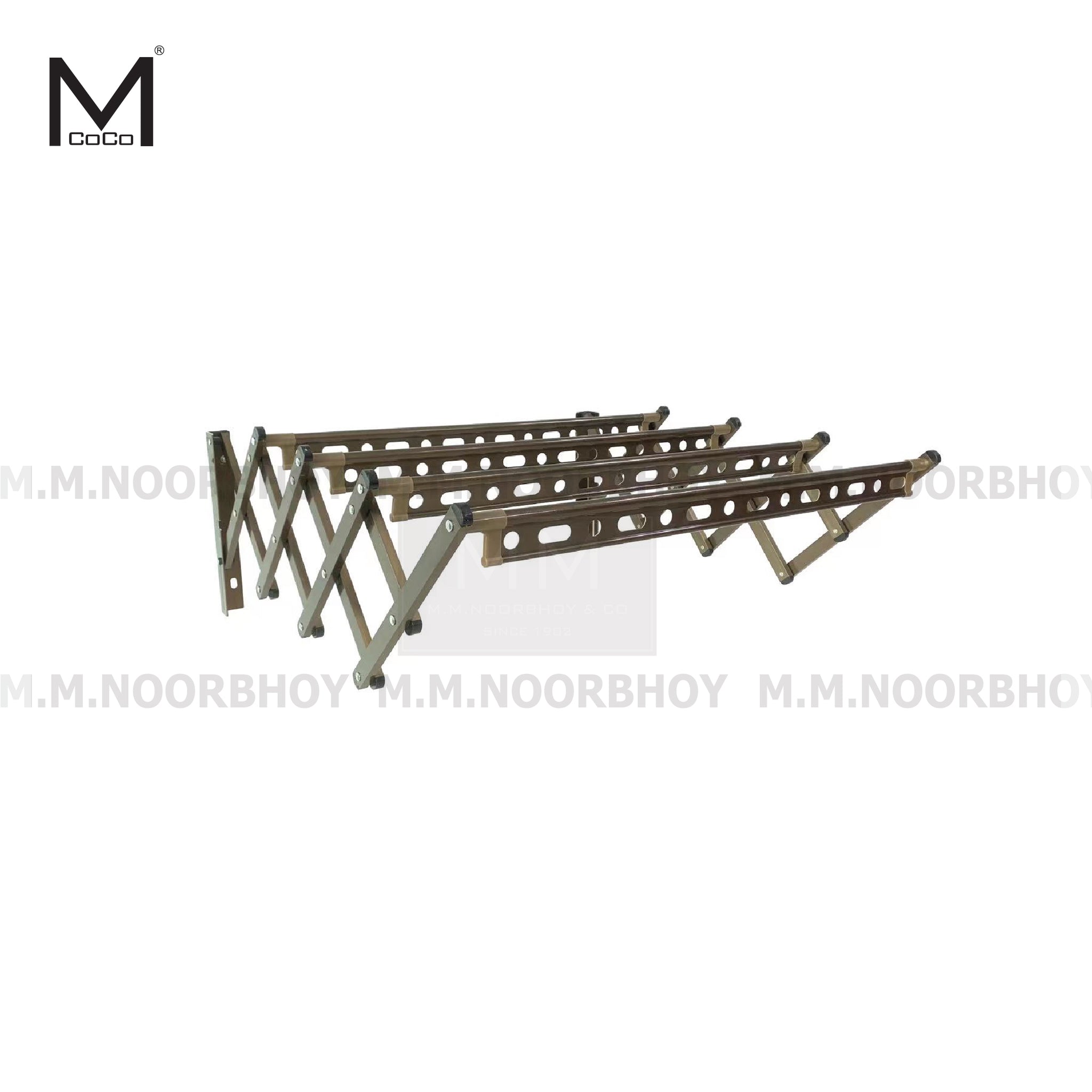 Mcoco Aluminum Wall-mounted Drying Rack 80cm & 120cm 4 Bar Each - DR-B ...