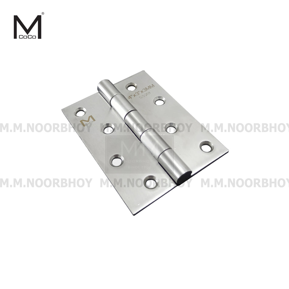 MCOCO S - BRASS 4BB DOOR HINGES With SS.Pin SS FINISH 5X3X3mm - MCOS/H ...