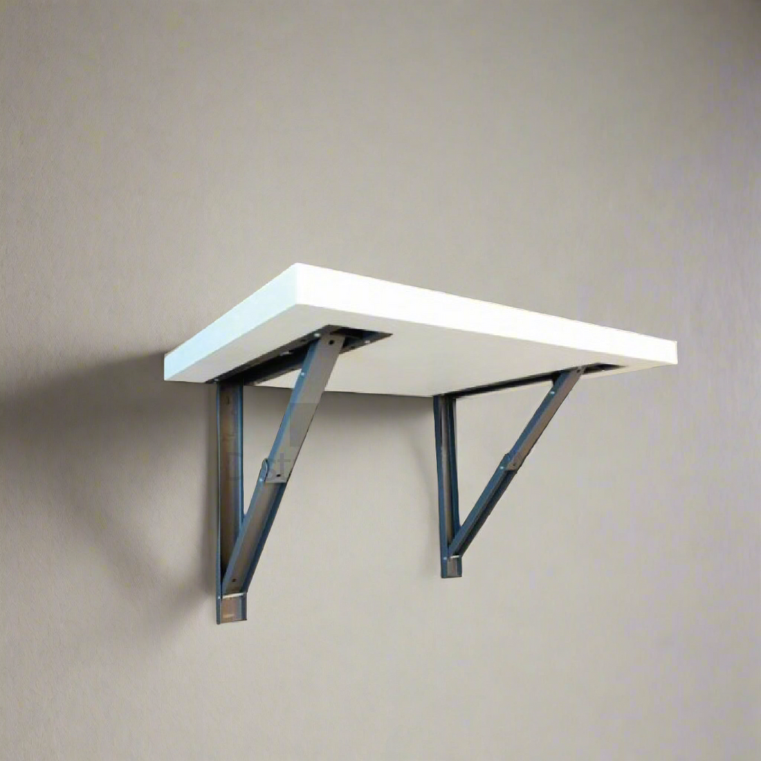 Ebco Foldable Table Bracket Recessed Sizes 300mm,400mm & 500mm Anthrac ...