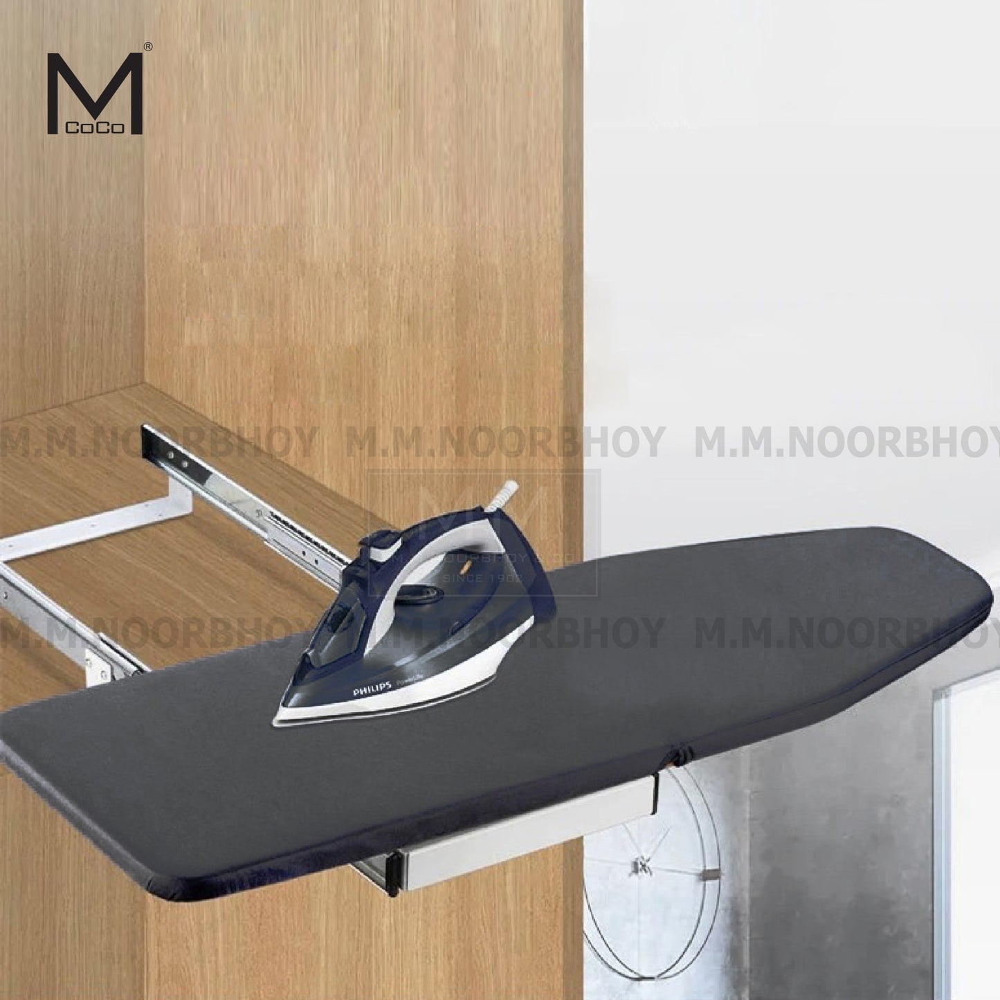 Mcoco Ironing Board with Soft Opening and Closing Mechanism, featuring ...