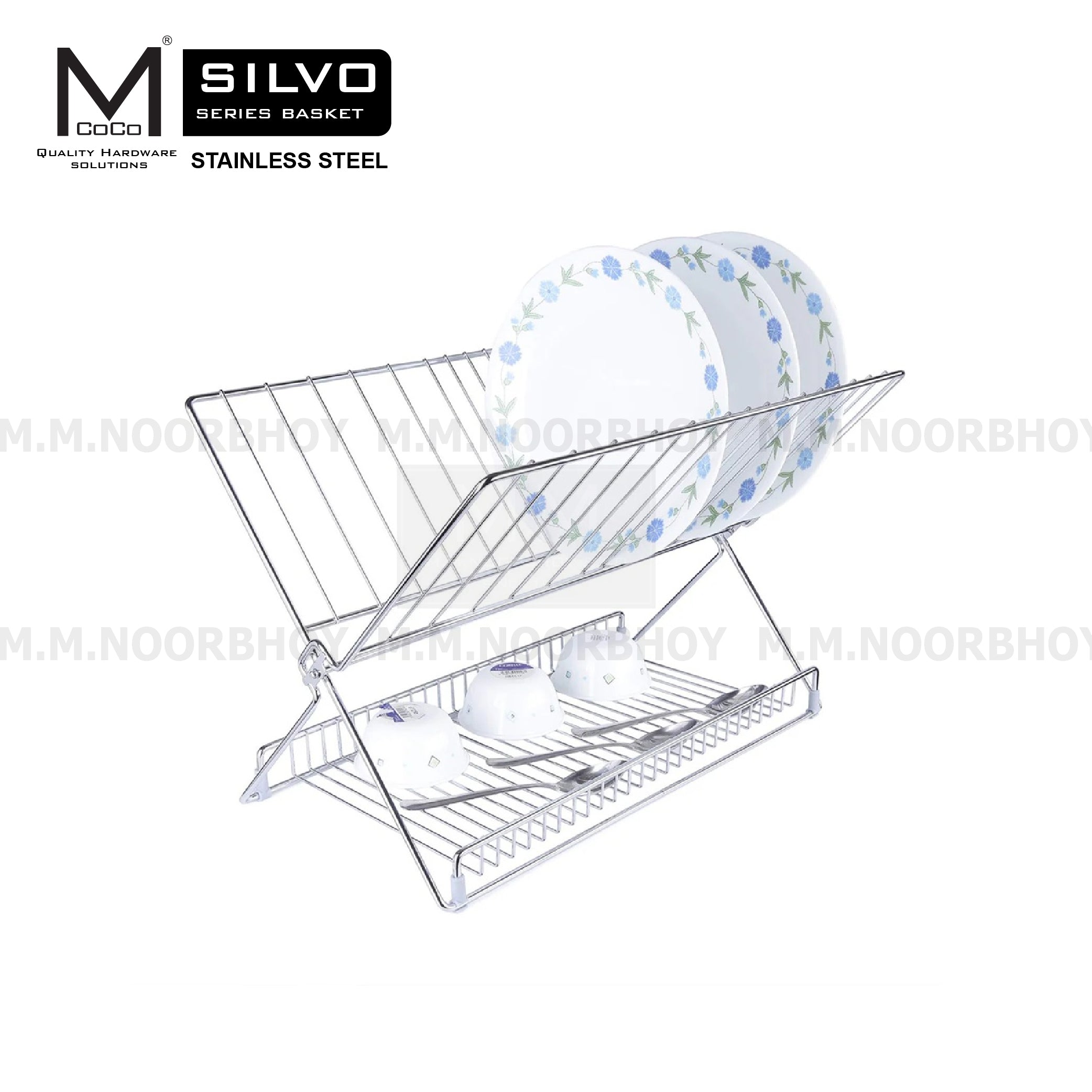Mcoco Silvo Multipurpose Kitchen Portable Rack Each - MCOSV/PDR/SS/PDR ...