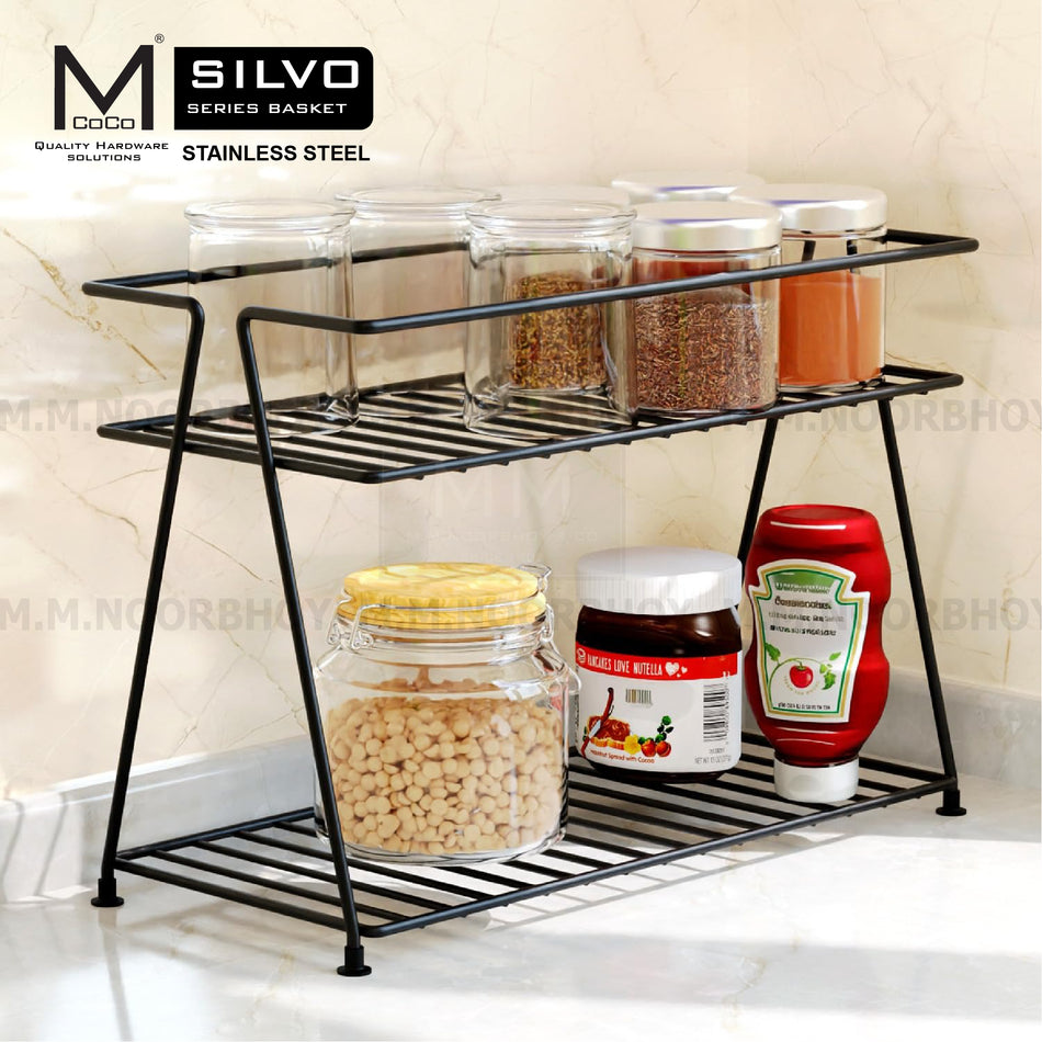 2 Layer Spice Rack For Kitchen – M. M. Noorbhoy & Co (Pvt) Ltd