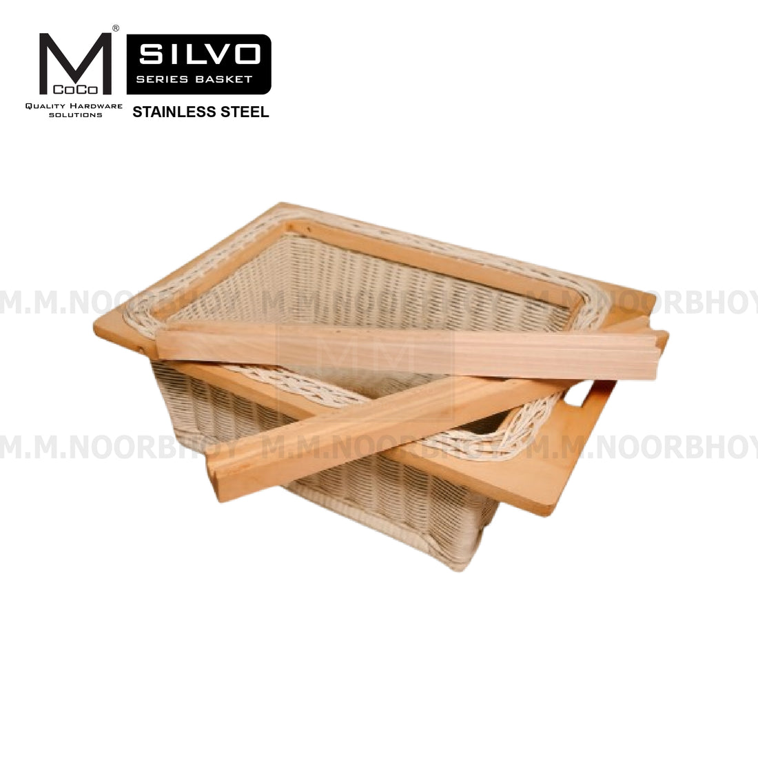 Mcoco Silvo Wicker Basket Each - MCOSV/WB/BRWN – M. M. Noorbhoy & Co ...