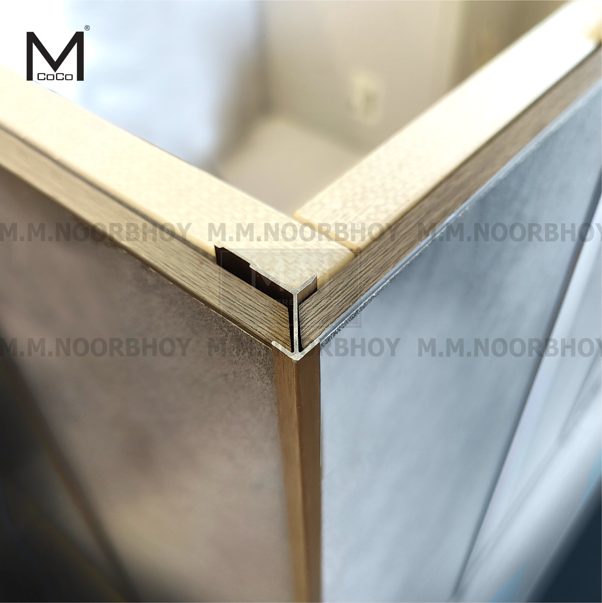 Mcoco Wall Panel Aluminium Profile Length:3mtr Drawing 9mm Thickness E ...