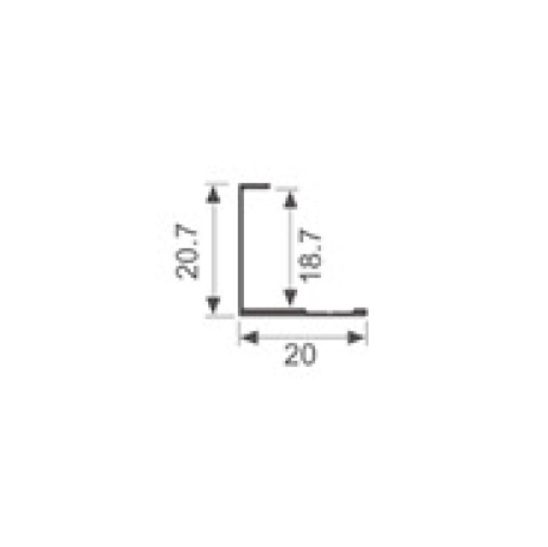 Mcoco Wall Panel Aluminium Profile Each - MCO/ALP/HJ-1808 – M. M ...