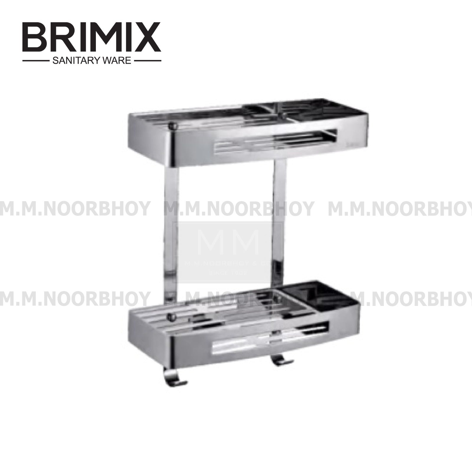 Brimix Square Bathroom Shelf Stainless Steel 304 CP and SS Matt Finish ...