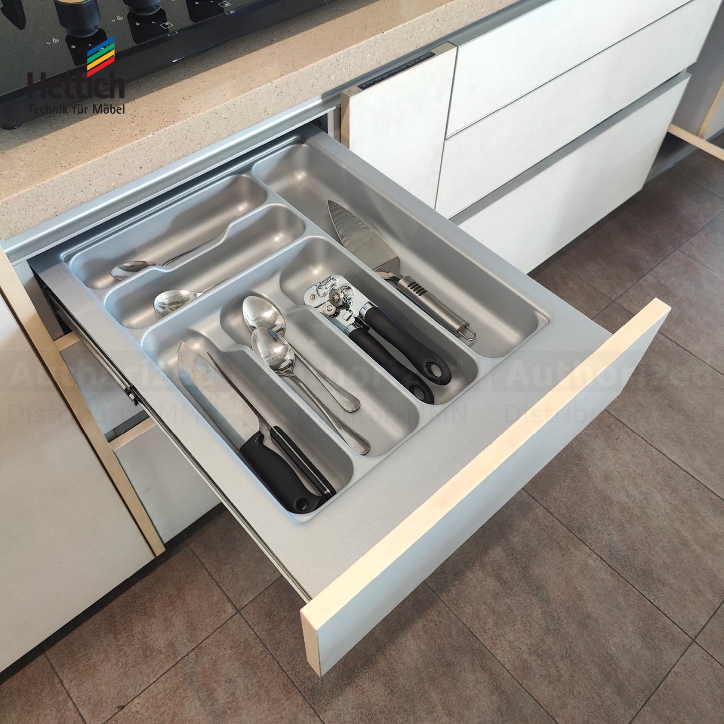 Hettich Cutlery Tray OrgaTray 440, Size 450,550,600 & 900mm, CTM Plast ...