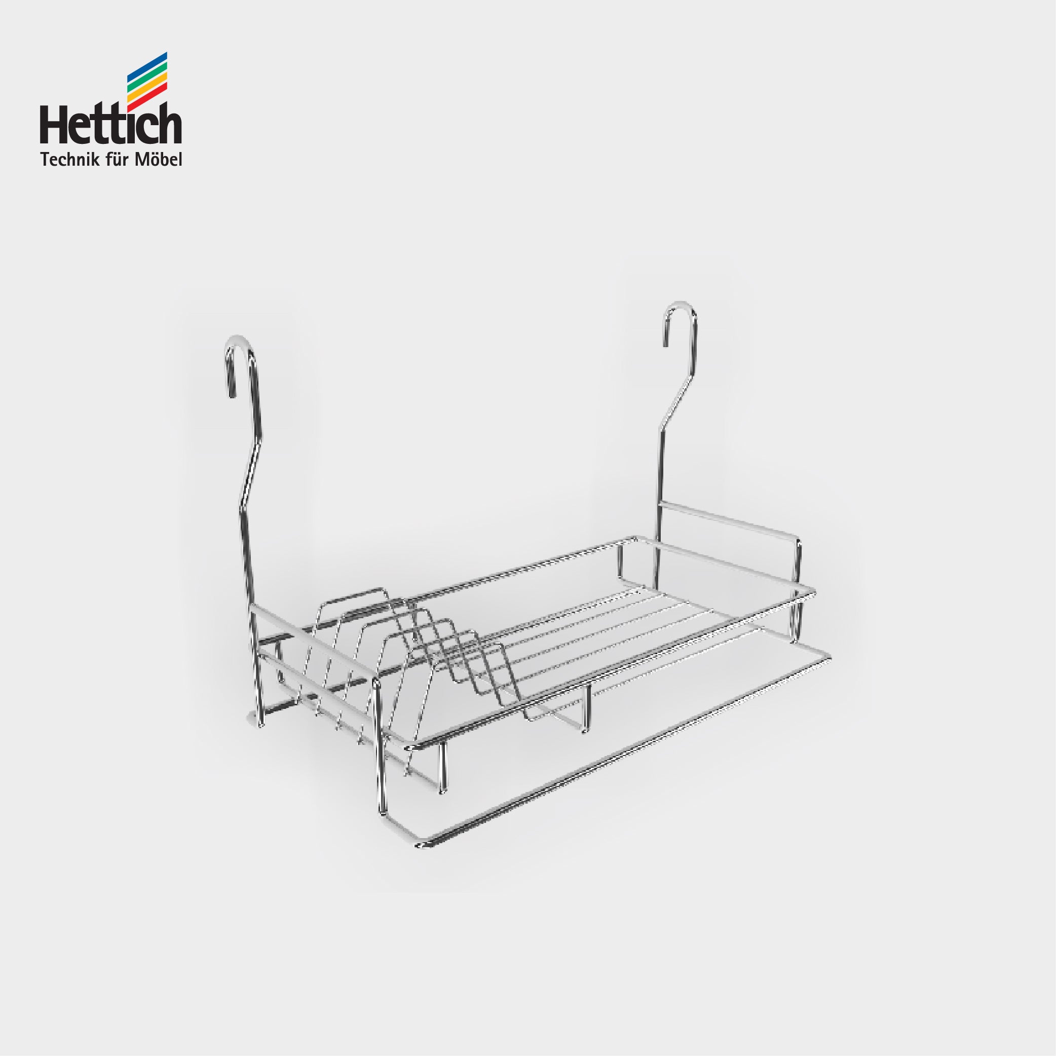 Hettich Saucer Rack, Size 385x205x255mm, Chrome Plated - HT921717900 ...