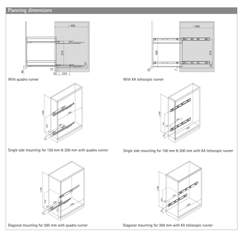 Hettich Cargo Bottle Pullout IQ 300 Series For Carcass Width 150,200 & – M. M. Noorbhoy & Co ...