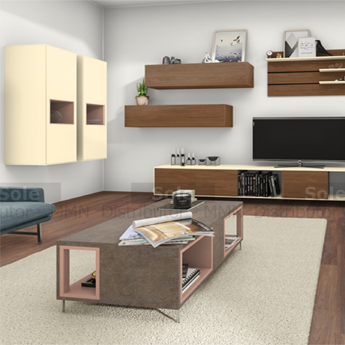 Egger Board Lincoln Walnut, Thickness 18mm, Size 2800x2070mm - H1714 ...