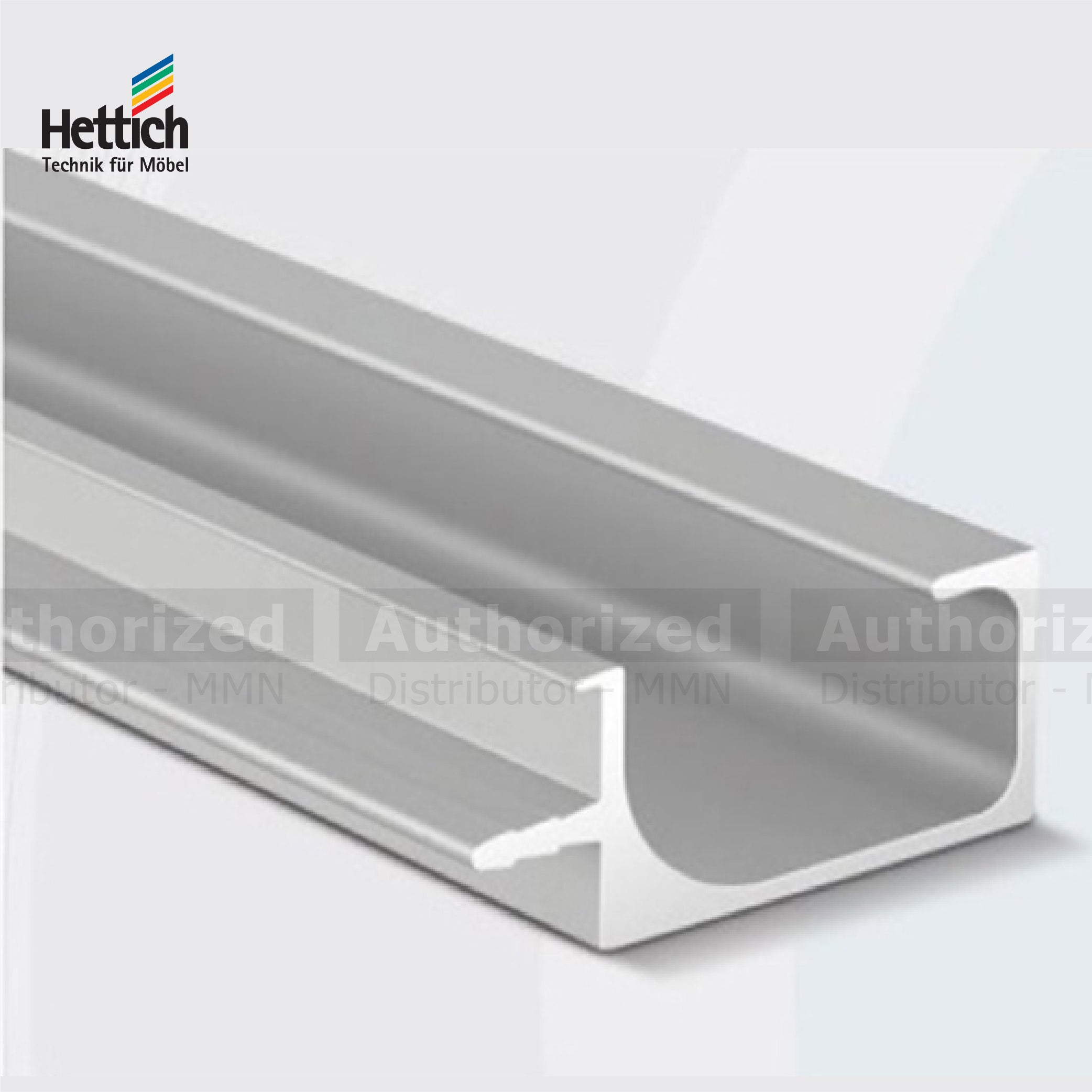 Hettich Eslinga Profile Handle G Type, Length 3000mm, Aluminium, Stain ...