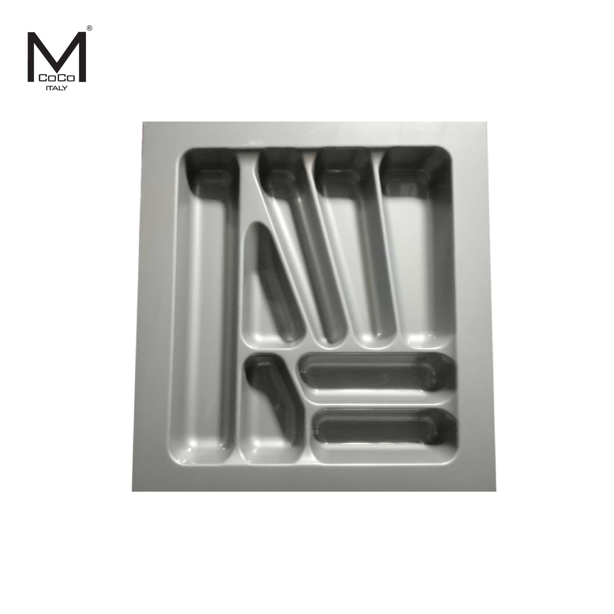 Mcoco Kitchen Cutlery Tray , Size 485x390x50mm ,Plastic Matt Gray.- KI ...