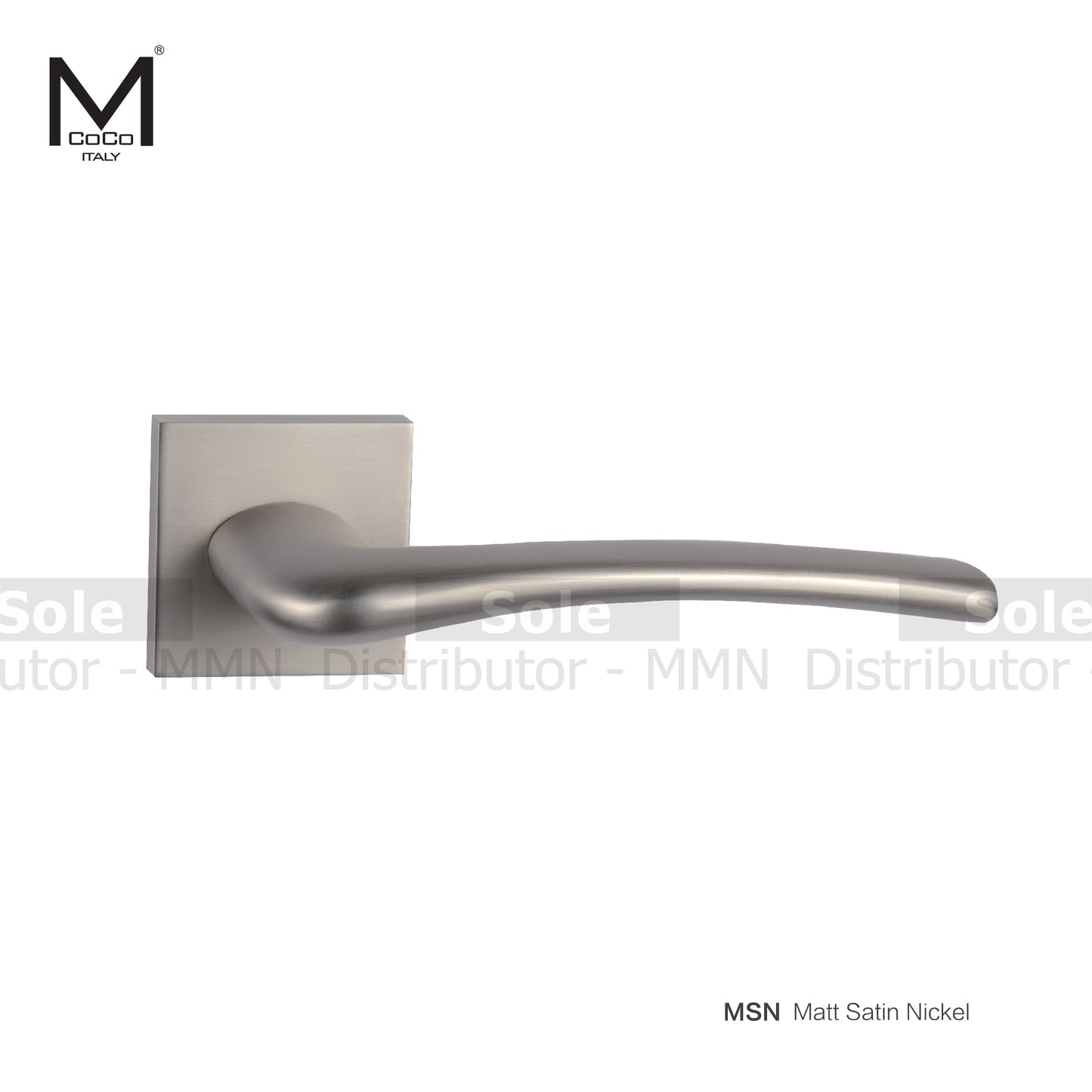 Mcoco Lever Handles With Key Holes Antique Brass & Matt Satin Nickel F ...