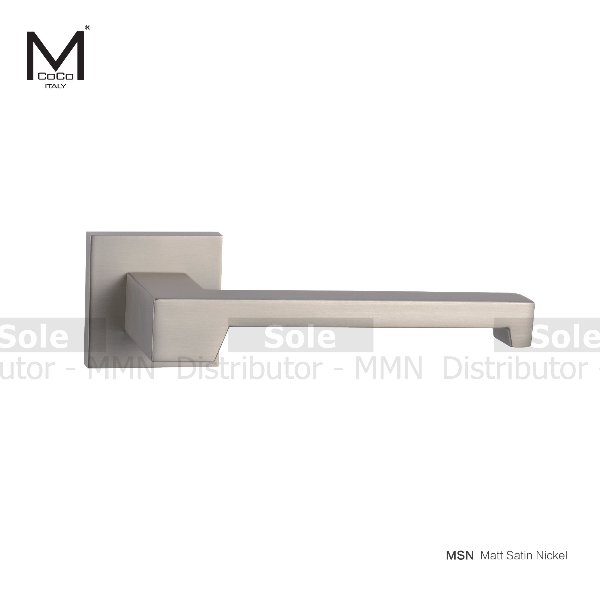 Mcoco Lever Handles With Key Holes Antique Brass & Matt Satin Nickel F ...