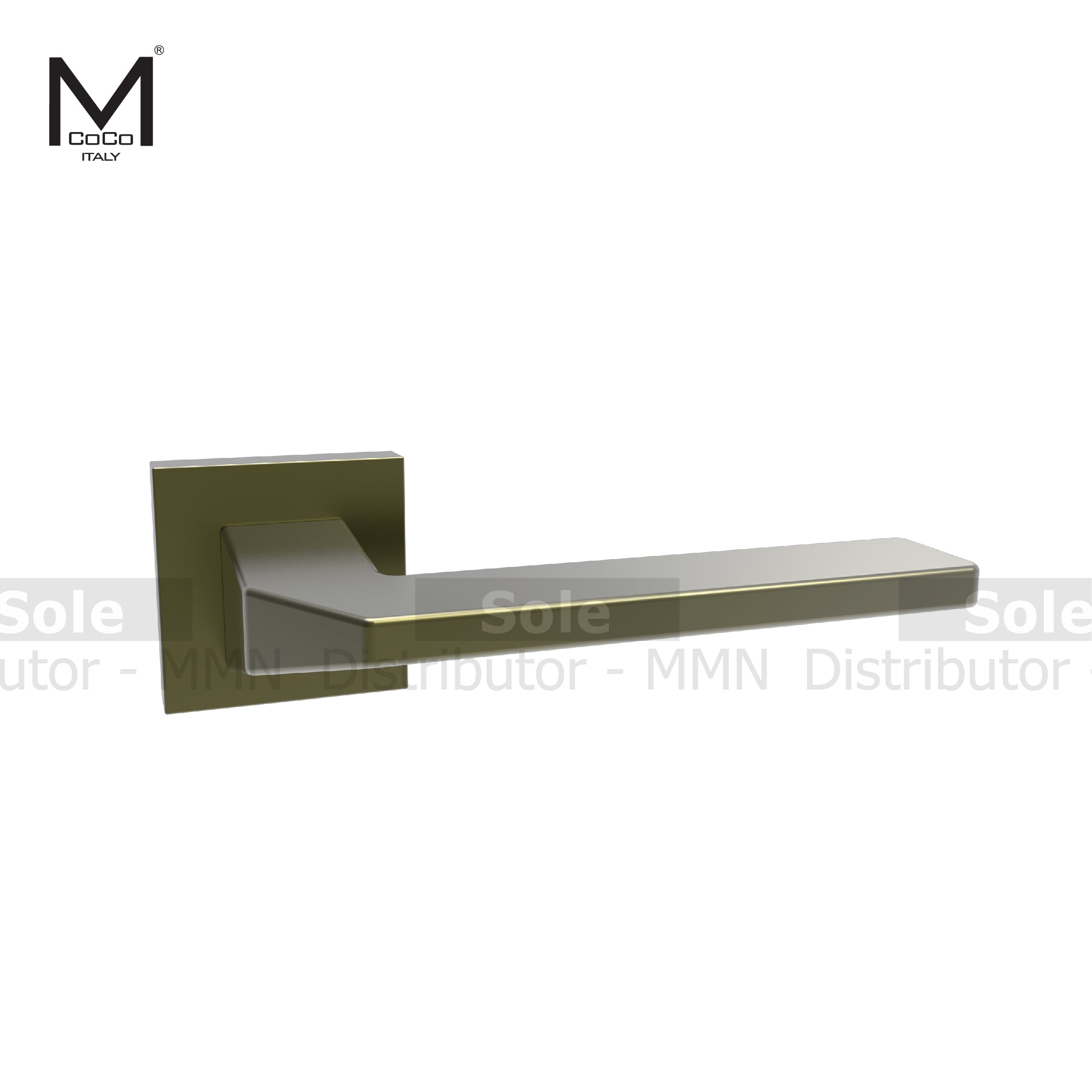 Mcoco Lever Handles With Key Holes Antique Brass & Matt Antique Brass ...