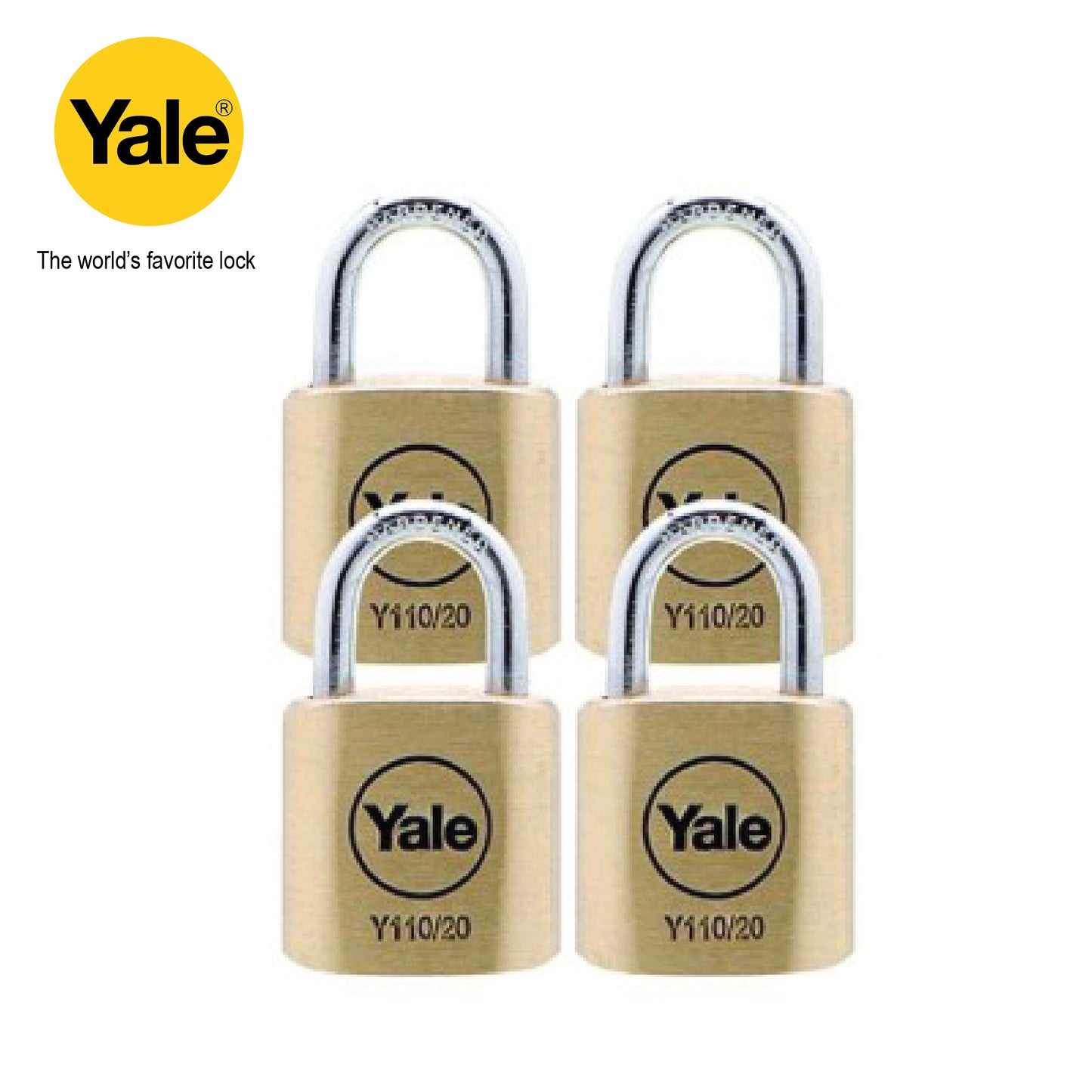 Yale General-purpose Padlock Size 20mm,30mm,40mm,50mm & 60mm Solid Bra ...
