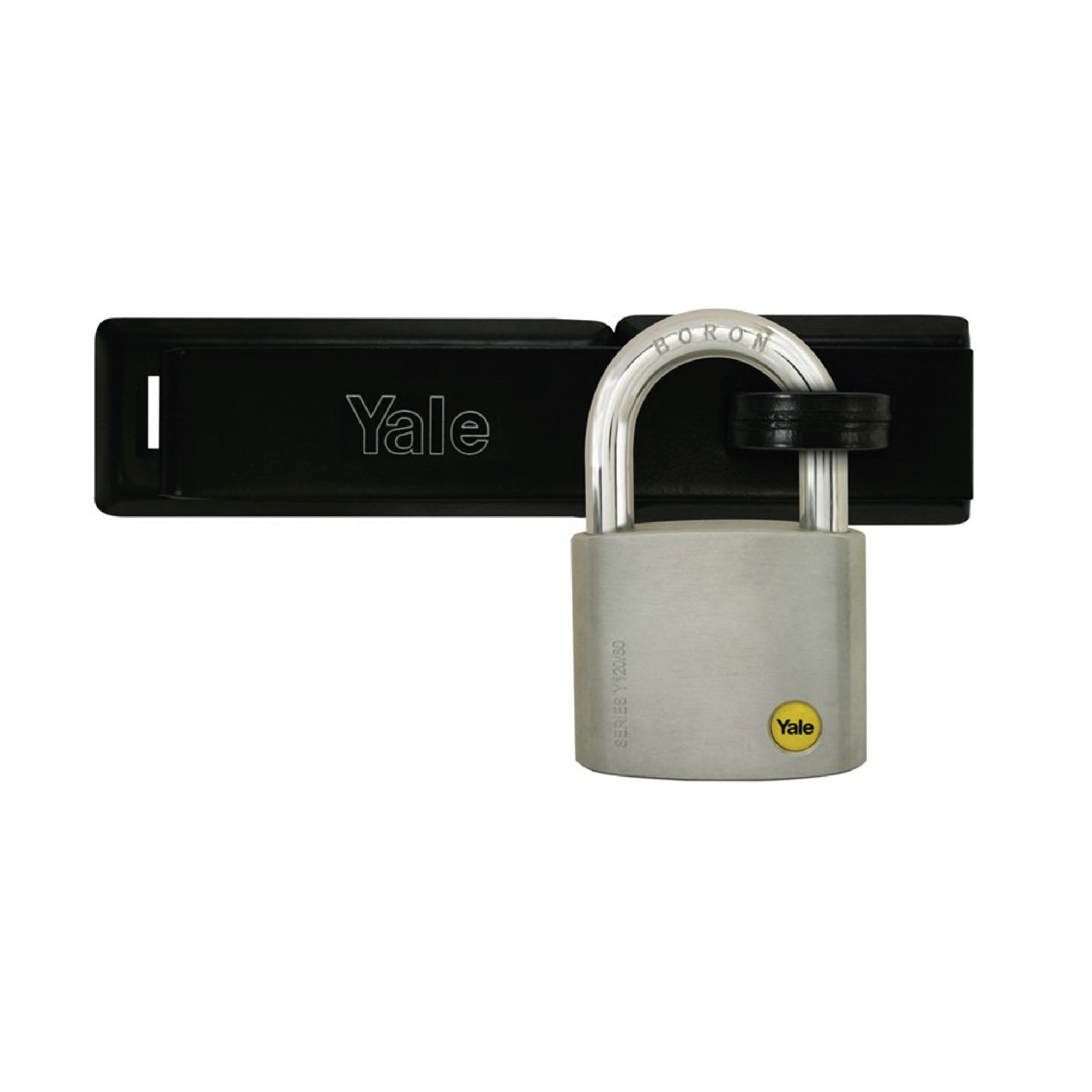 Yale Black Hasp 190mm Heavy-duty Hinged - Y145.190.BK / Y155/160/BK – M ...