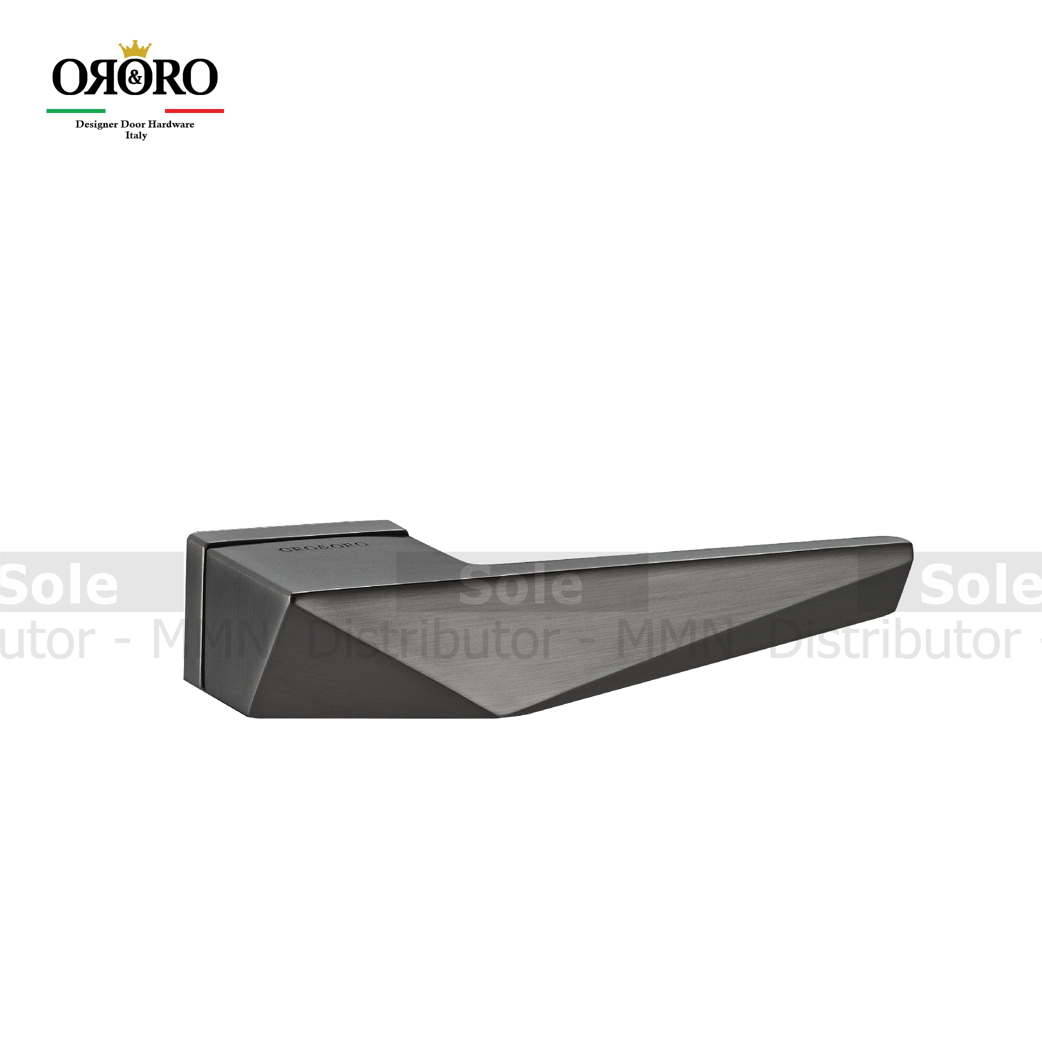 Oro & Oro Main Door Lever Handle On Rectangular Rose With 2 Key Holes ...