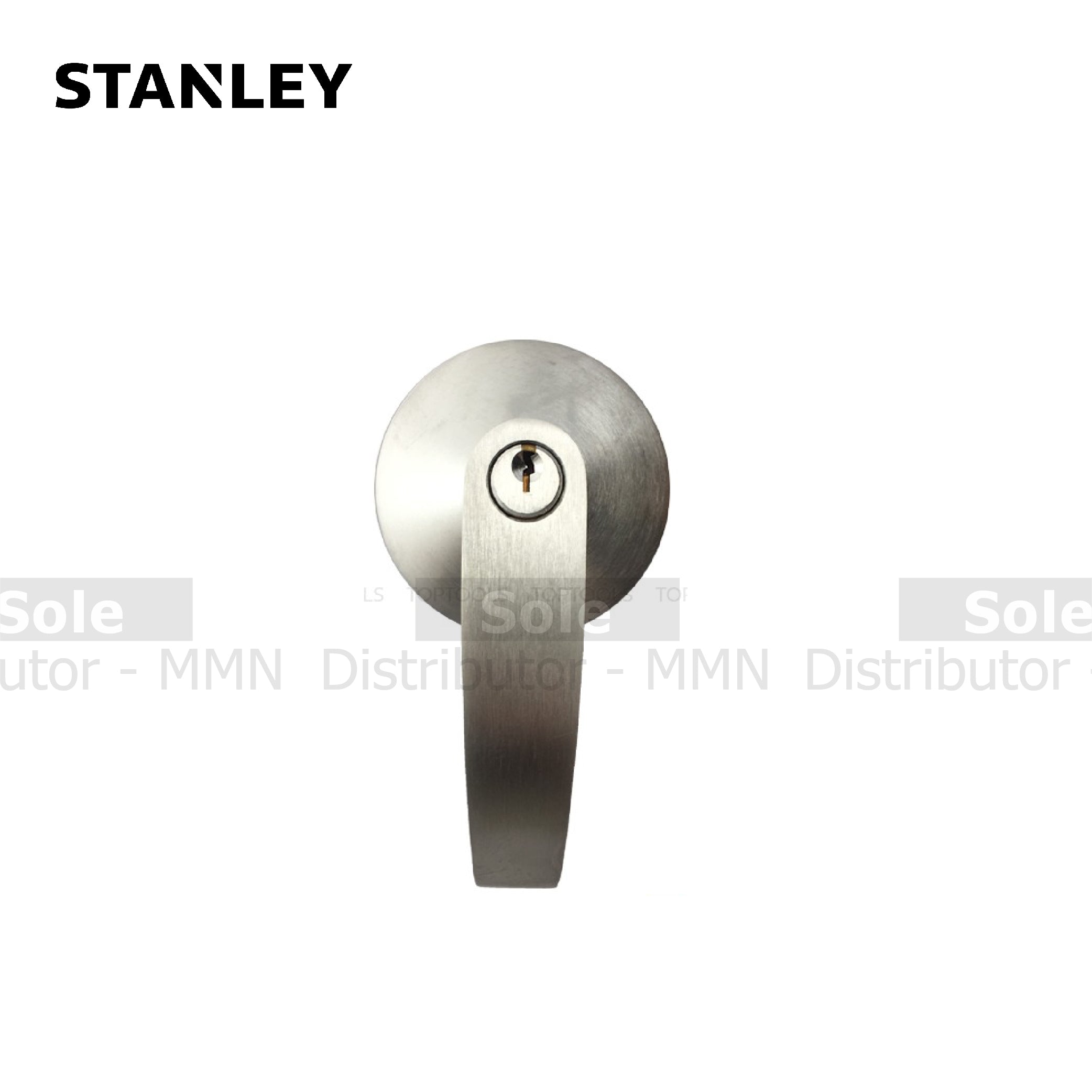 Stanley External Key In Lever Trim Entry Function Satin Nickel Finish ...